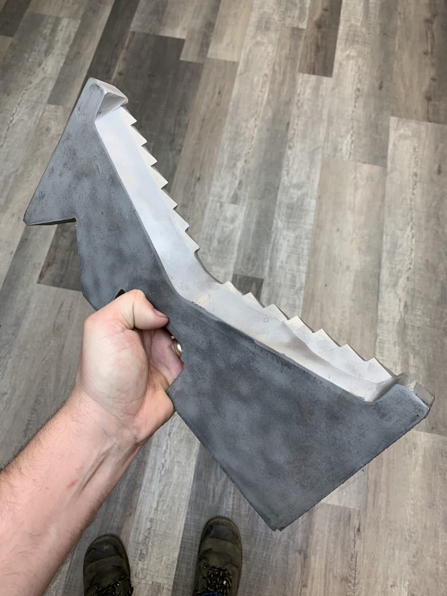 Example of Stellite Tipped Flight - Promac Sawmill